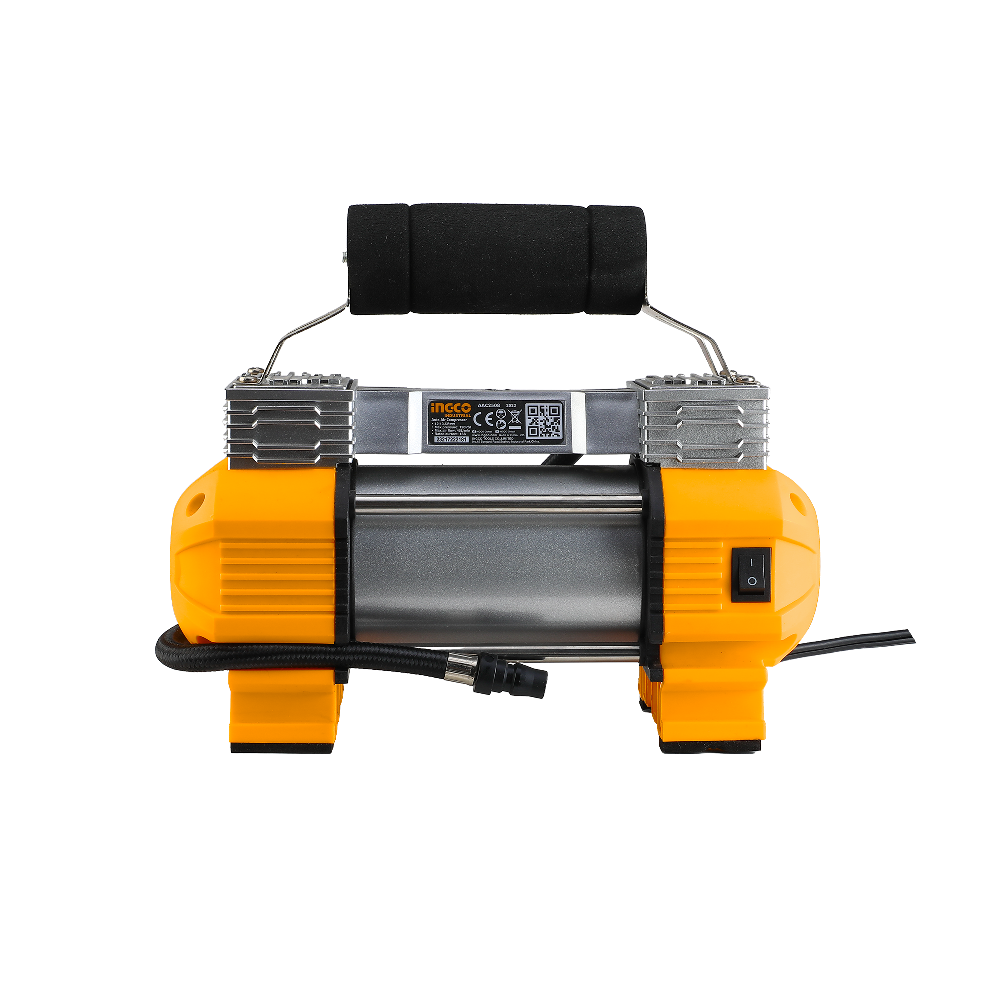 كمبروسر هواء بستمين INGCO AAC2508 -12V – نبراس للعدد والمعدات الصناعية